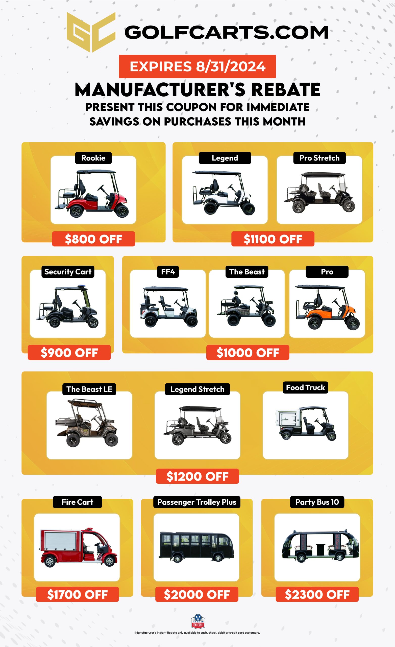 Your Golfcarts.com Coupon - GOLFCARTS.COM